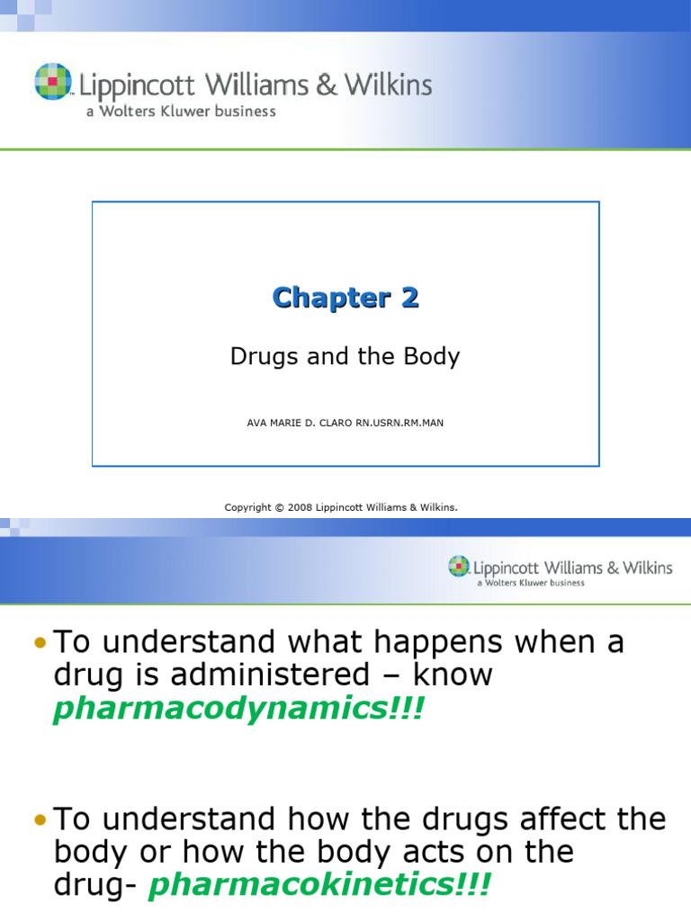Pharmacology Chapter 2 | PDF