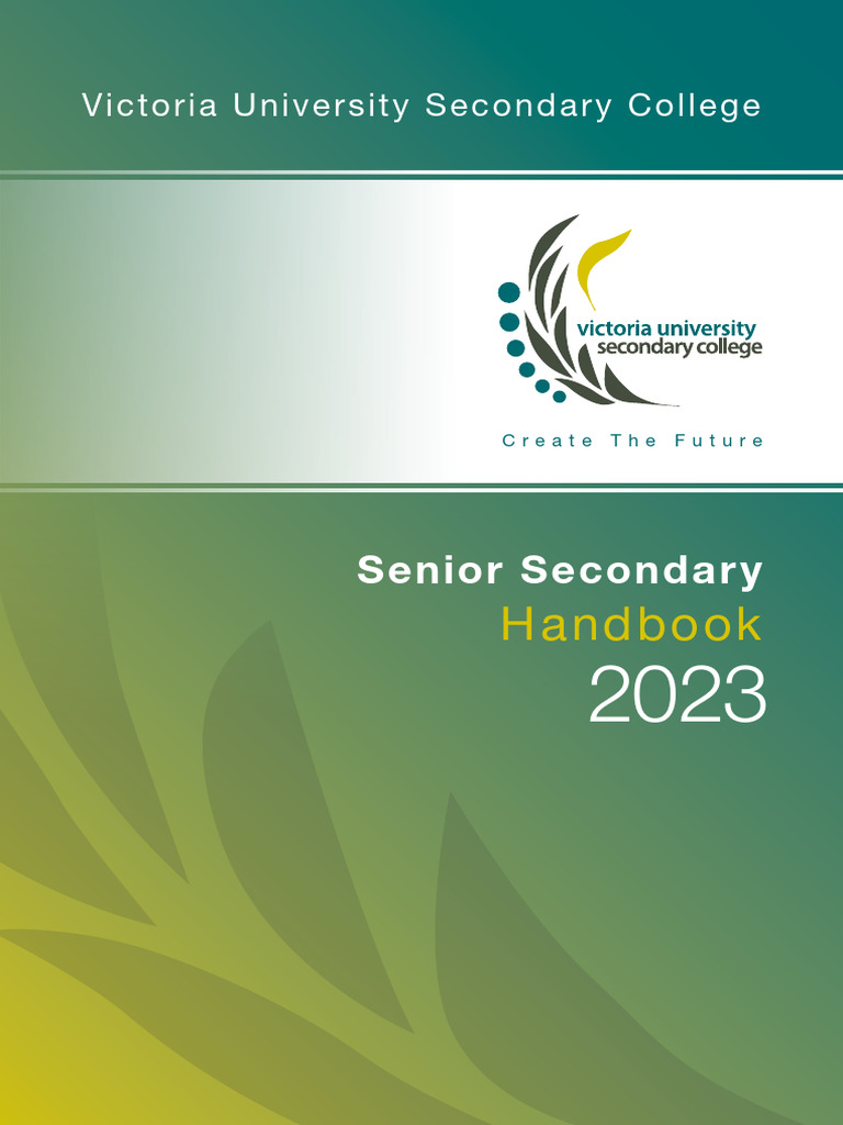VUSC Senior Secondary Handbook 2023 INTERACTIVE | PDF | Vocational ...