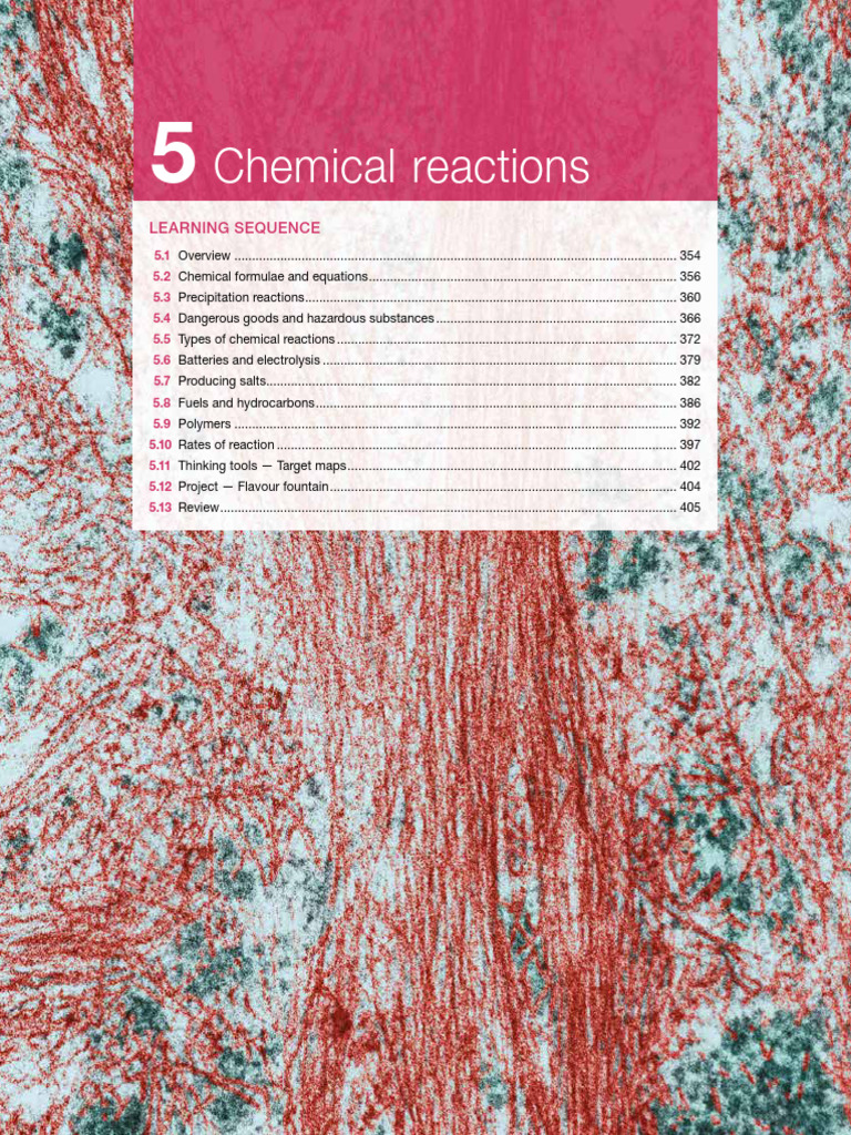 Yr 10 Chapter 5 Chemical - Reactions | PDF | Precipitation (Chemistry ...