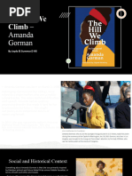 THE HILL WE CLIMB - Amanda Gorman | PDF | Poetry