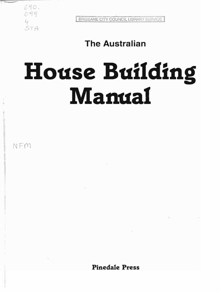The Australian House Building Manual | PDF | Framing (Construction ...