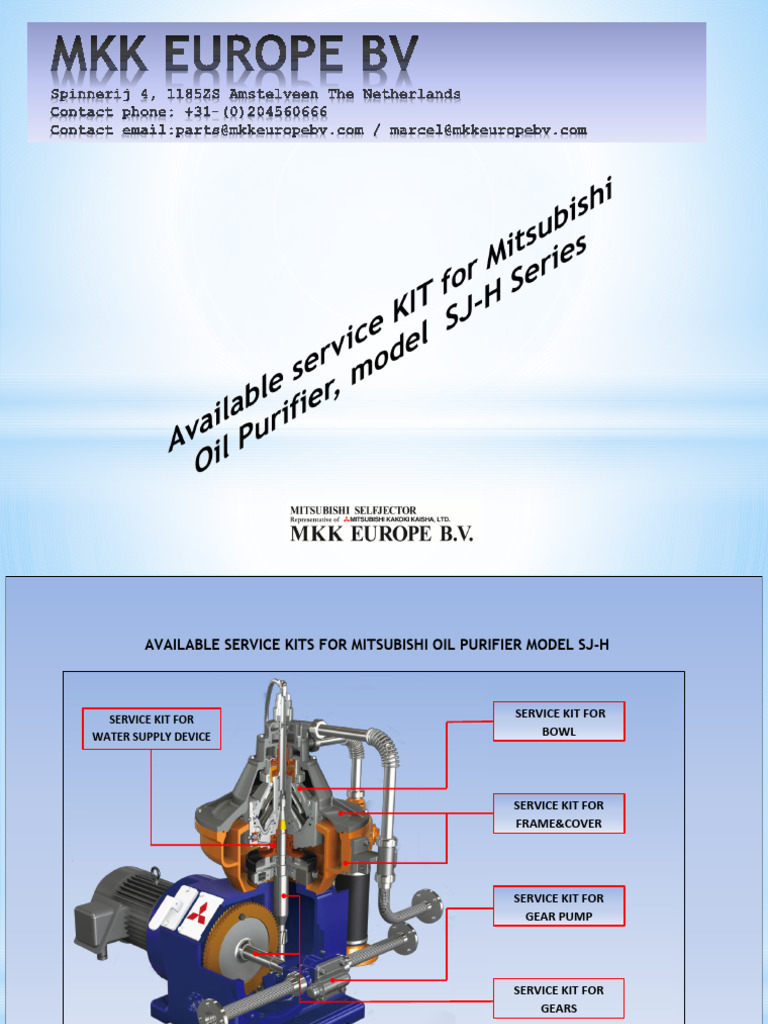 Service Kits H Model | PDF | Mechanical Engineering | Manufactured Goods