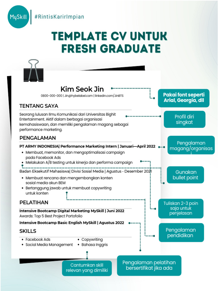 Template CV Fresh Graduate 1667192222 | PDF