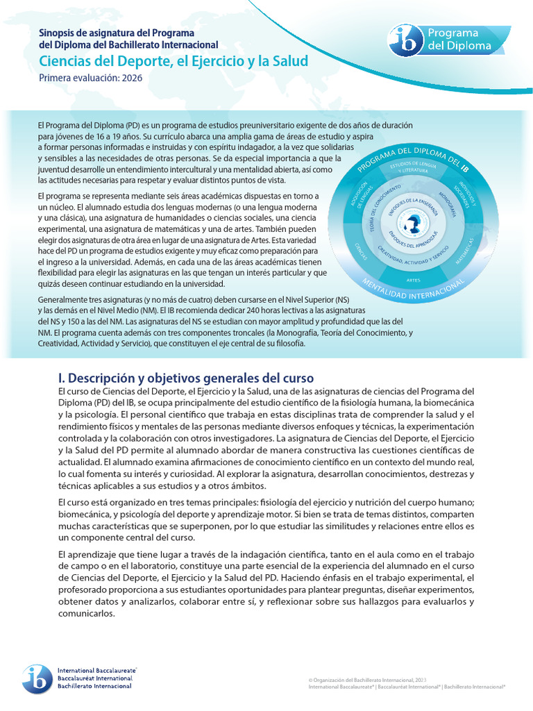 Sports Exercise Health Science September Session Es | PDF | Sicología ...