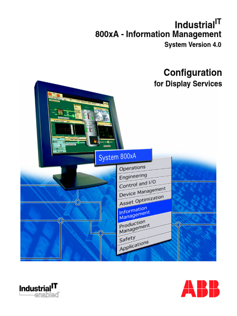 Industrial IT, 800xa - Information Management, Display Services Configuration - 01 | PDF