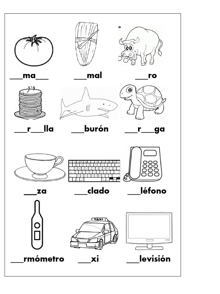 Actividades de lectoescritura: ta te ti to tu | PDF