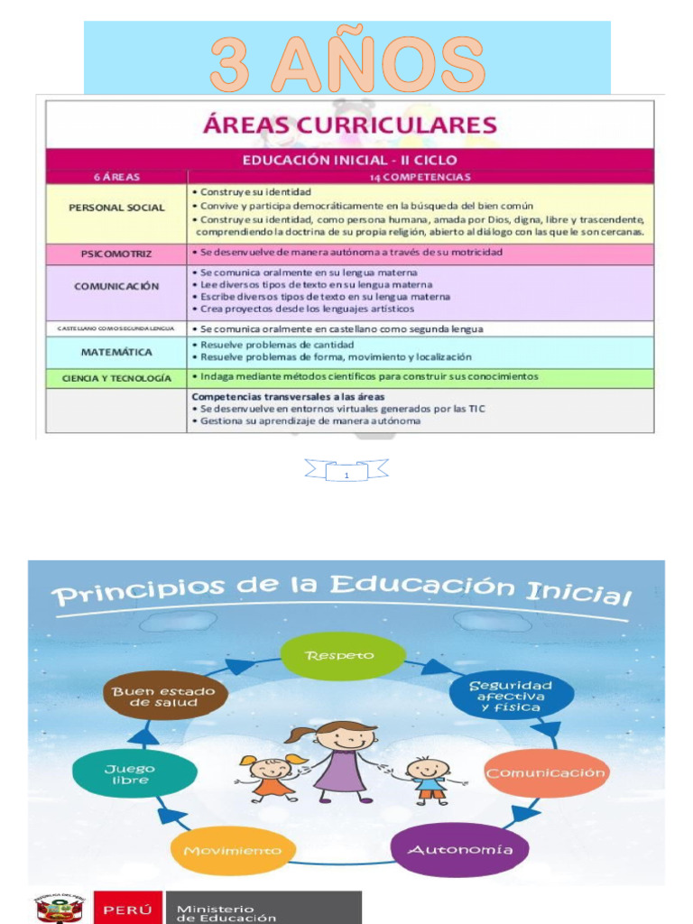 Programa Curricular-Inicial 3 Años | PDF | Enseñando | Aprendizaje