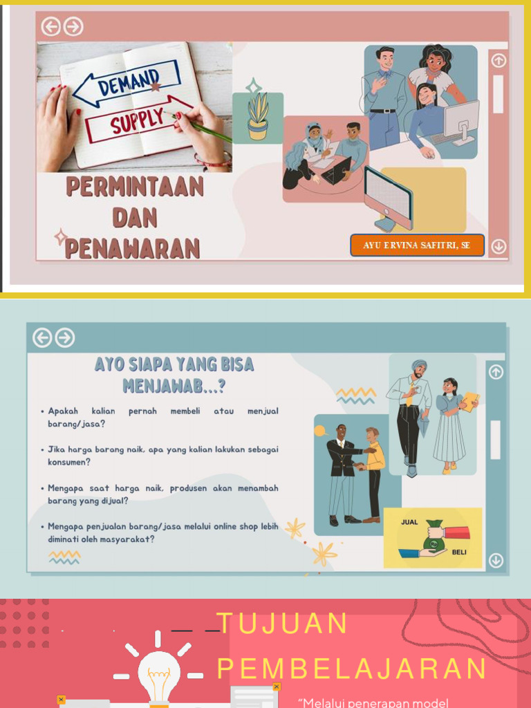 Materi Permintaan Dan Penawaran | PDF
