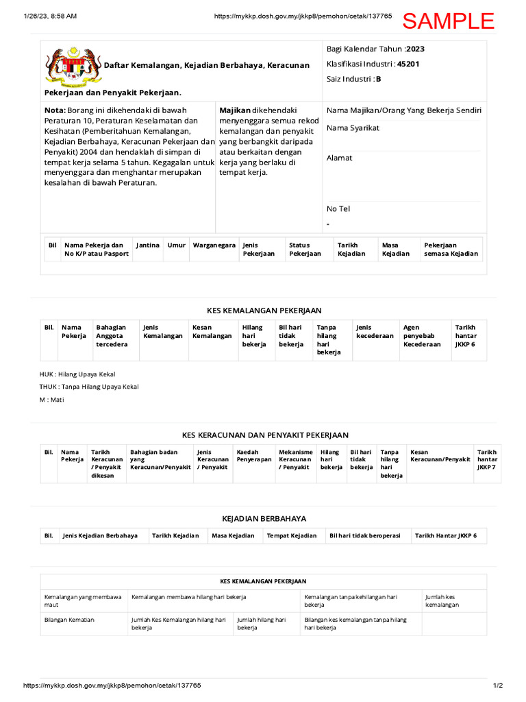 Sample Dosh | PDF
