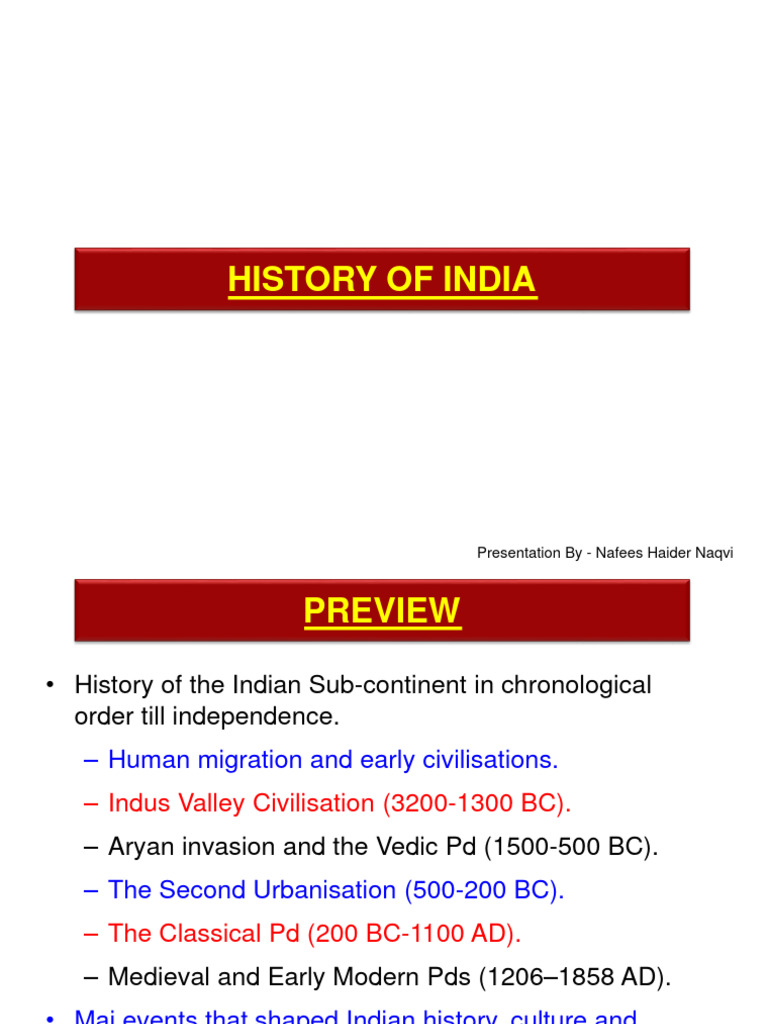 Comprehensive Overview of Indian History | PDF | Mongol Empire | Bhakti