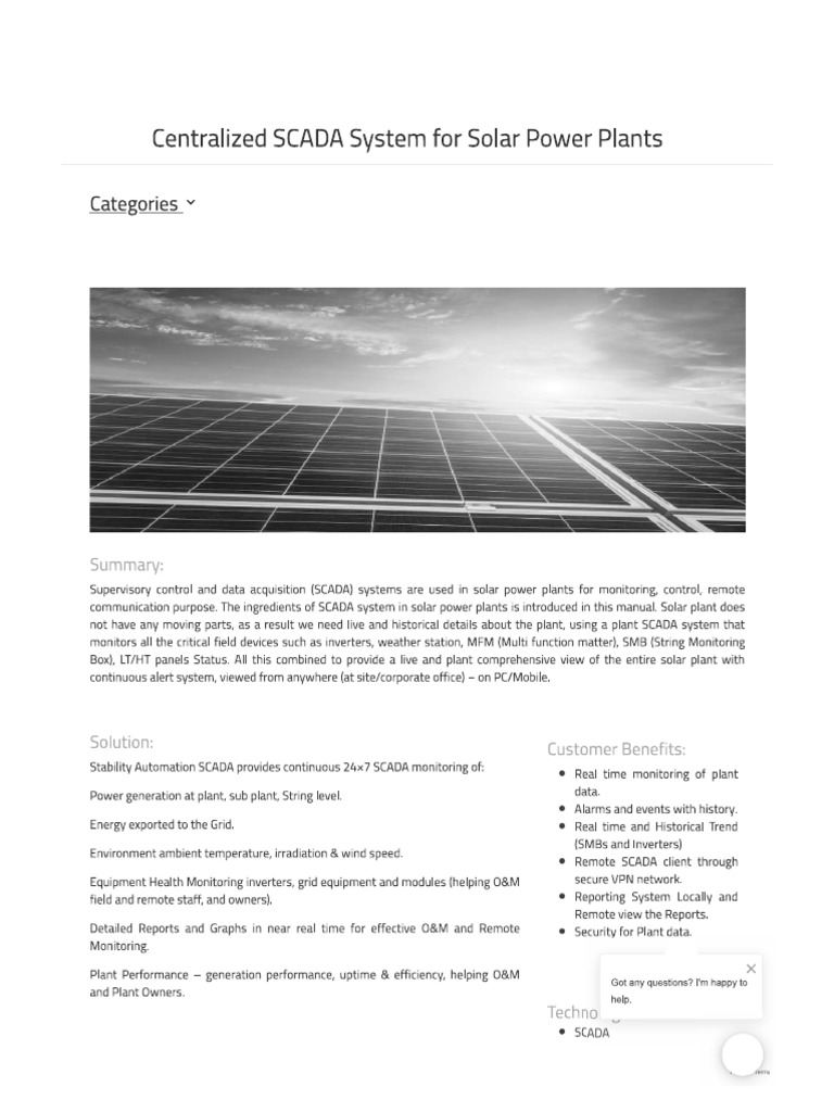 Solar Scada | PDF