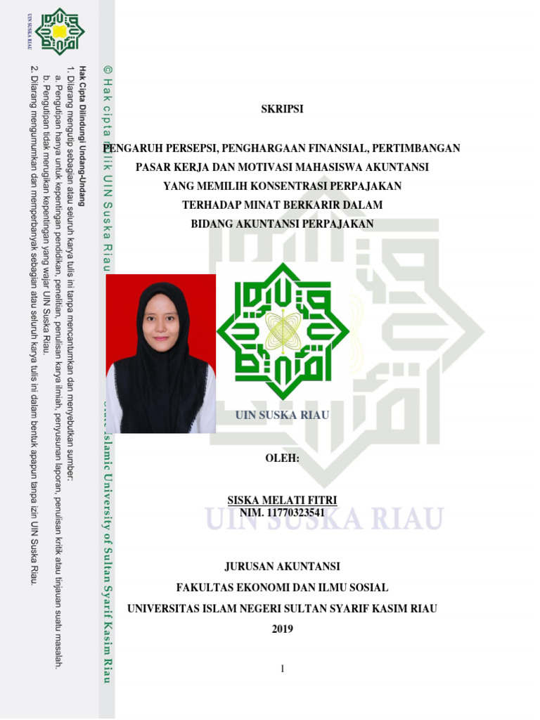 Skripsi Full Siska Melati | PDF | Karier & Perkembangan