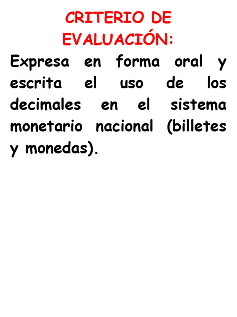 Criterios de Ev | PDF