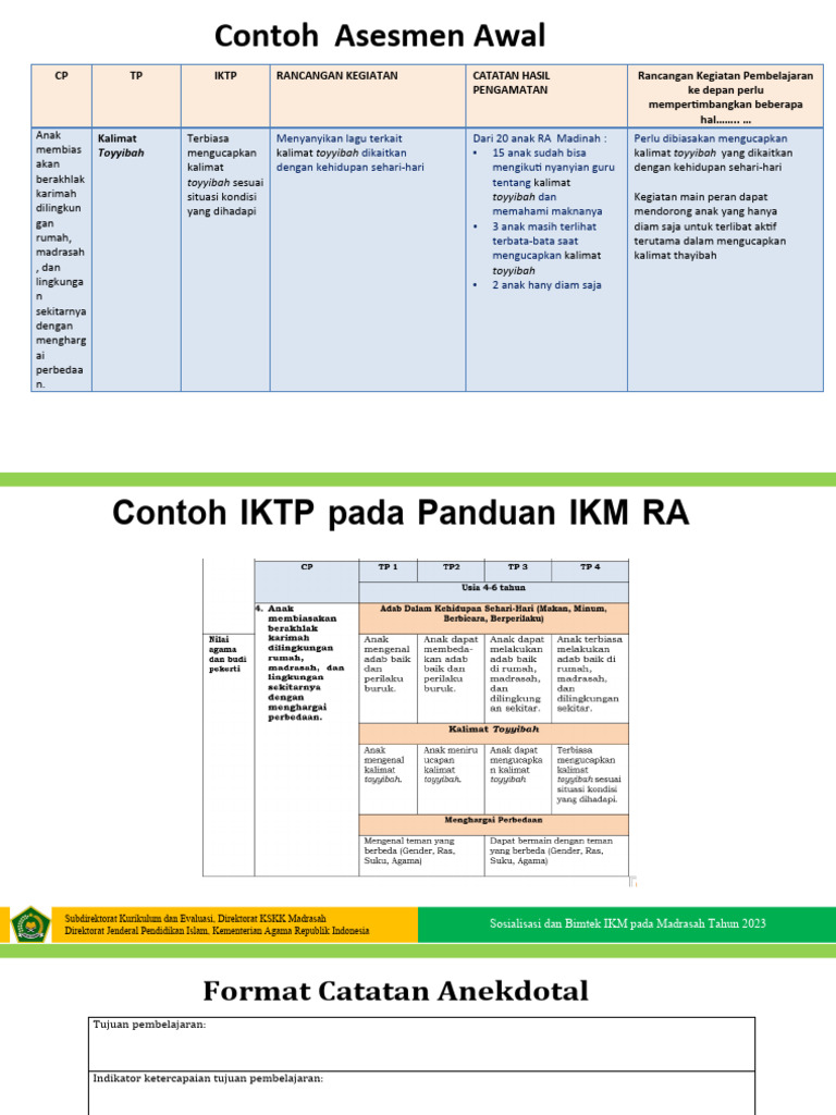 Contoh Asesmen Awal | PDF