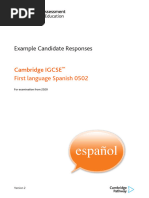 0500 First Language English Example Candidate Responses Booklet | PDF ...