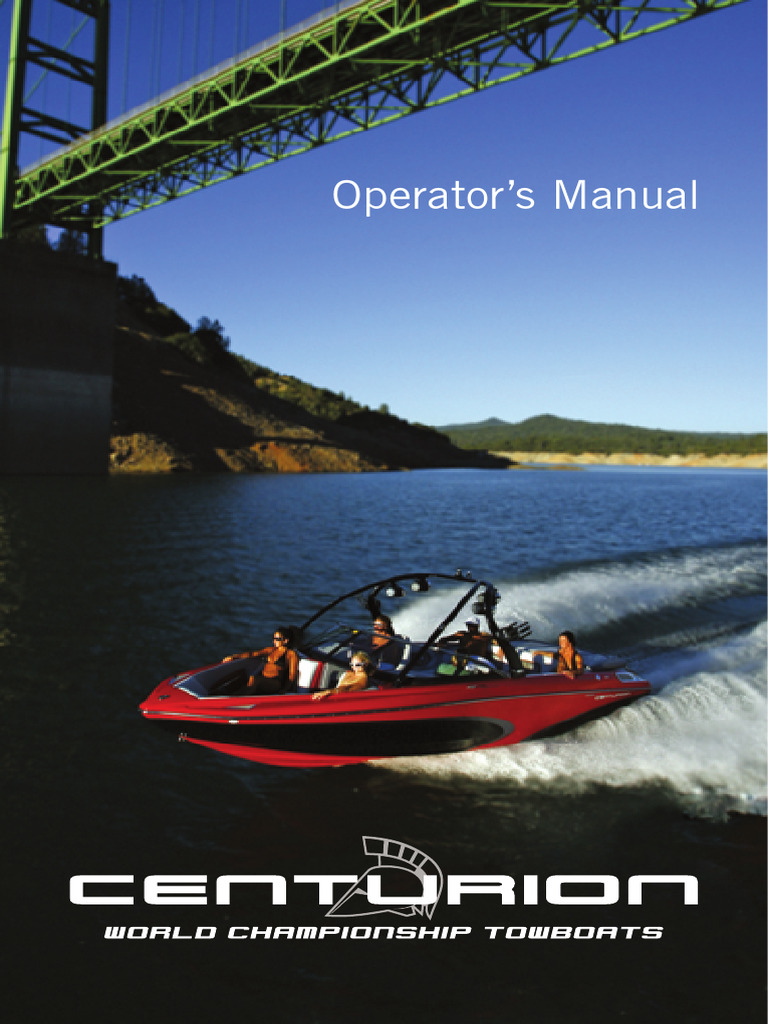 Centurion Operatorsmanual | PDF | Trailer (Vehicle) | Safety
