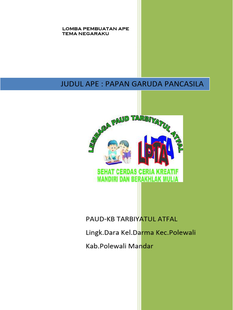 Lomba APE Tema Negaraku untuk PAUD | PDF | Kesehatan Holistik