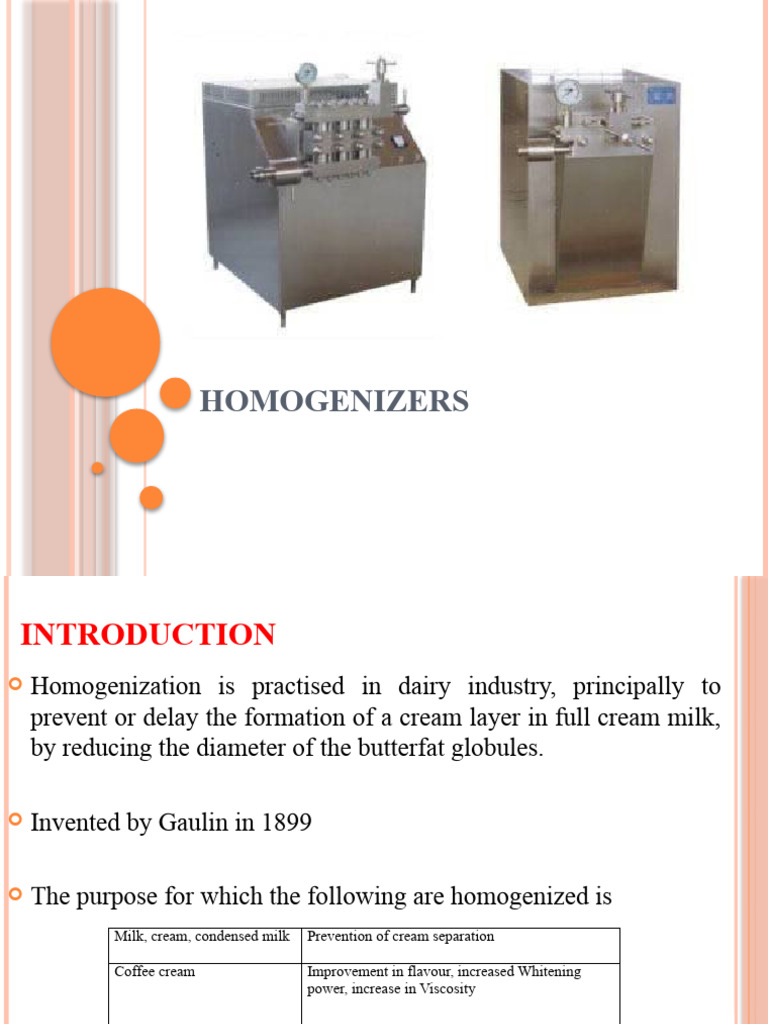 Homogenize Rs | PDF | Milk | Cream