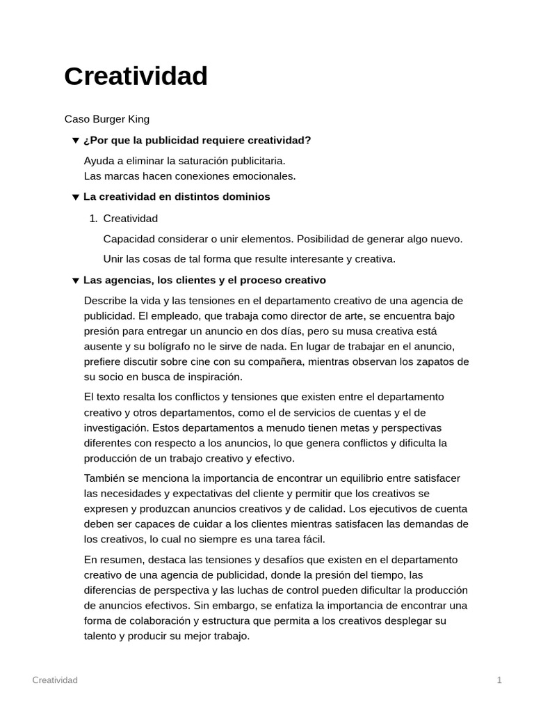 Creatividad | PDF | Creatividad | Pensamiento