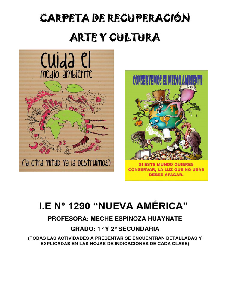 Conciencia Ambiental a través del Arte | PDF | Póster | Entorno natural