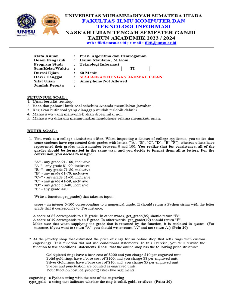 UTS Prak ALgoritma | PDF