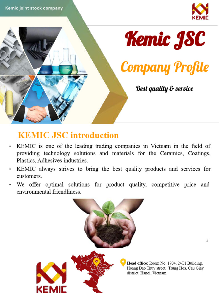 KEMIC Profile | PDF | Materials | Secondary Sector Of The Economy
