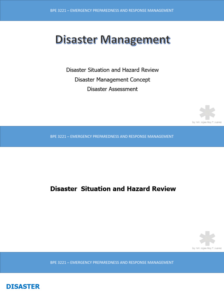 Disaster Management | PDF | Emergency Management | Hazards