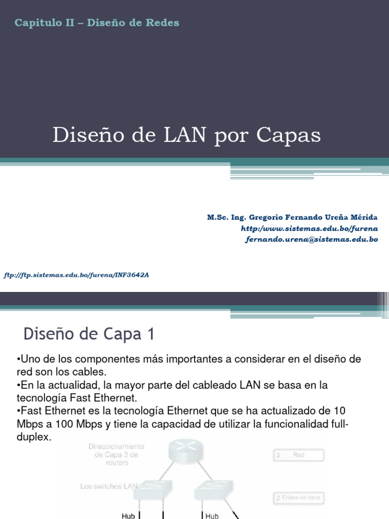 CAP II Diseño Por Capas - Parte - 2 | Descargar gratis PDF | Conmutador ...