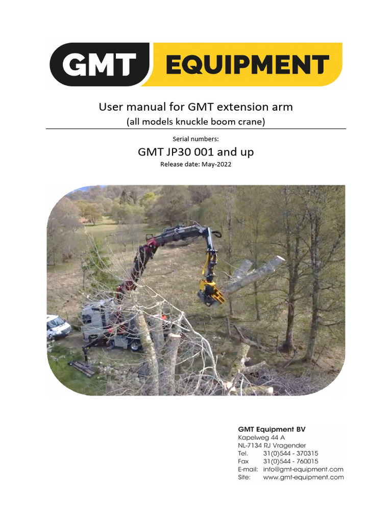 2022 05转向节臂起重机的悬臂延长臂 (JP30) （英文版） | PDF | Crane (Machine) | Occupational Safety And Health