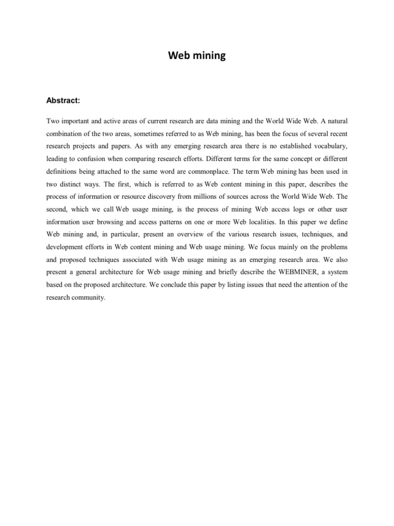 Web Mining Pdf