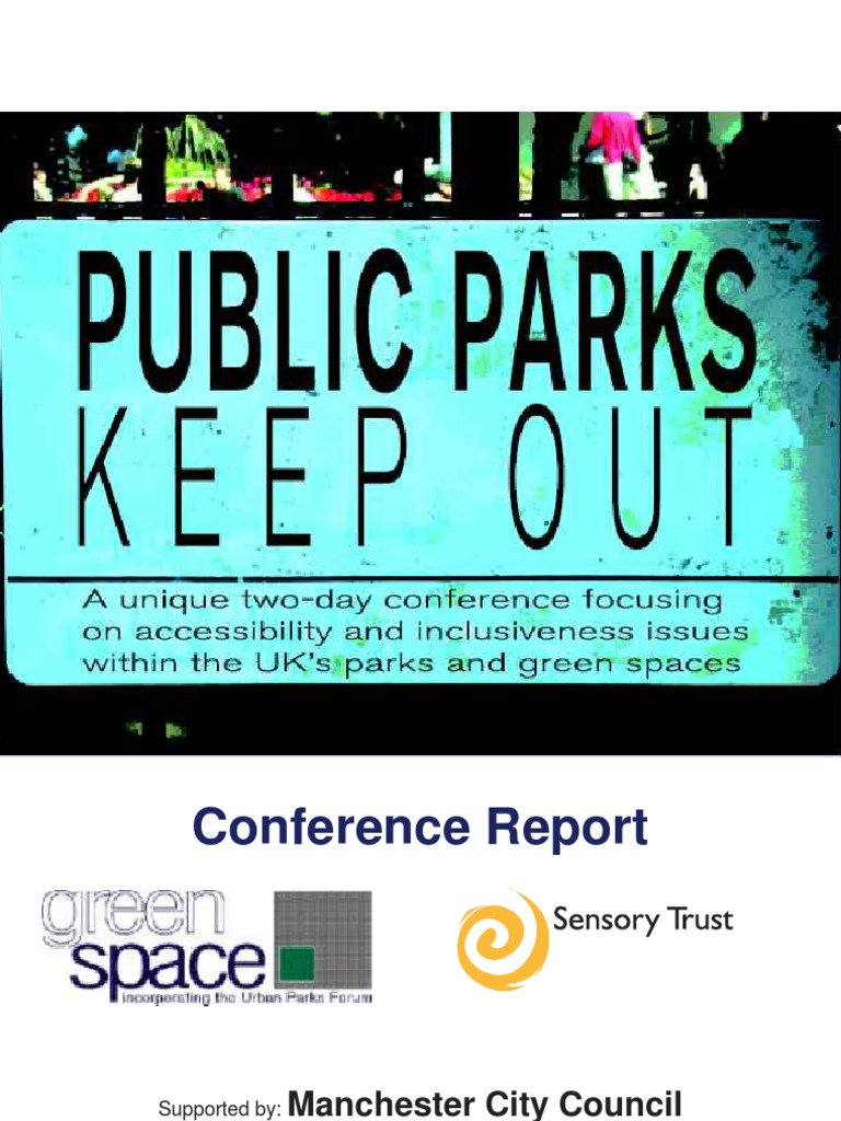 Public Parks, Keep Out: Report Focusing On Accessibility and ...