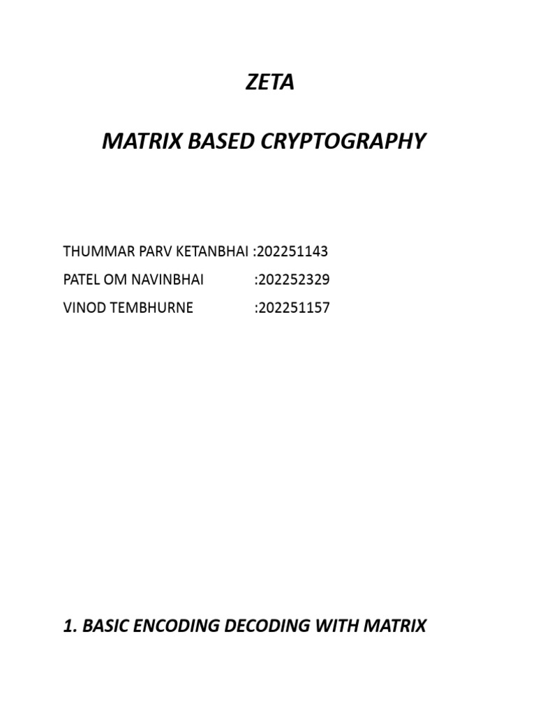Maths Project | PDF | Encryption | Cryptography