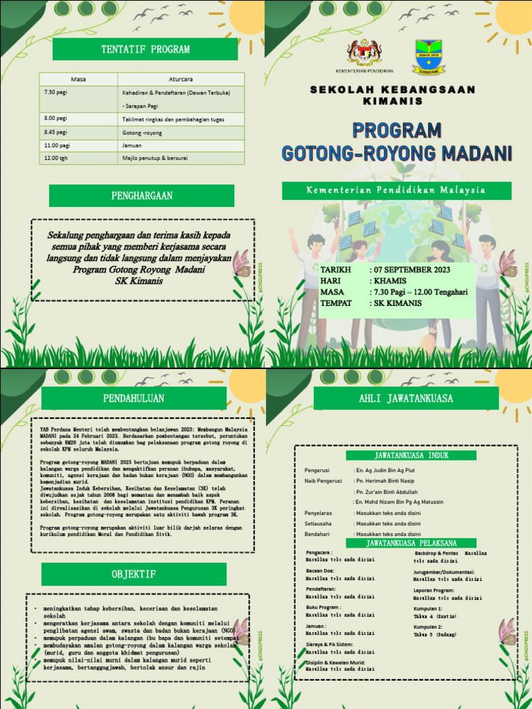 Buku Program Gotong Royong Madani | PDF