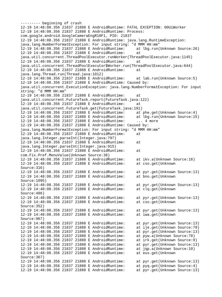 Log Cat 1702972090281 | PDF | Operating System Technology | Computer Programming