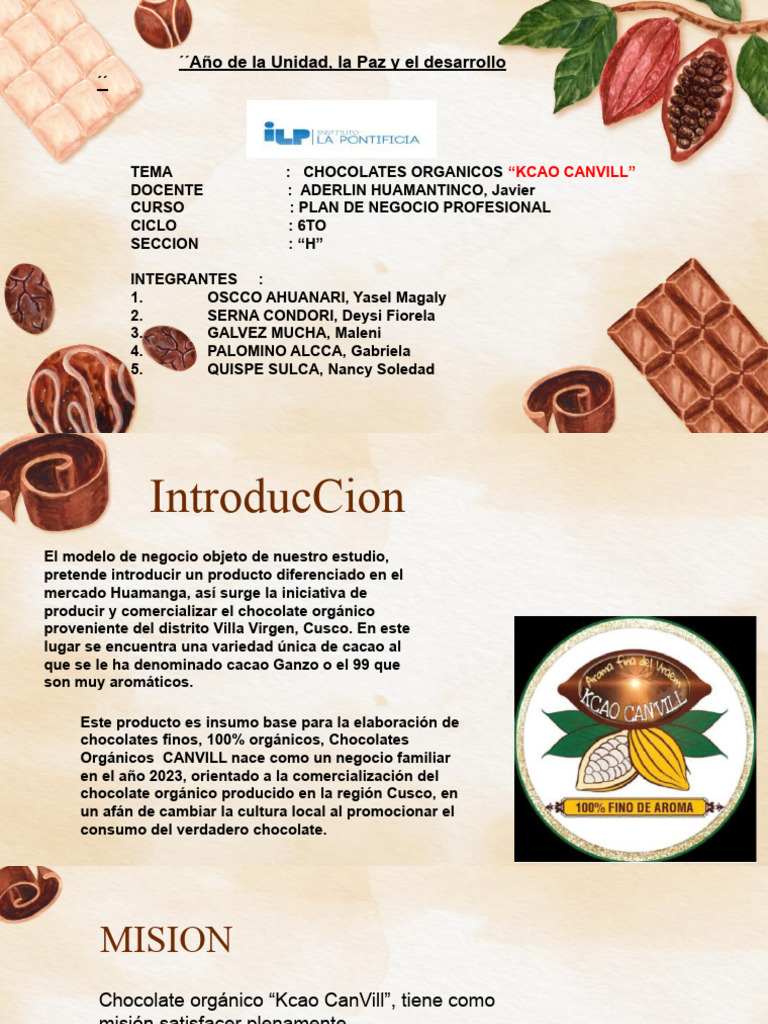 Plan de Negocio Cacao | PDF | Chocolate | Business