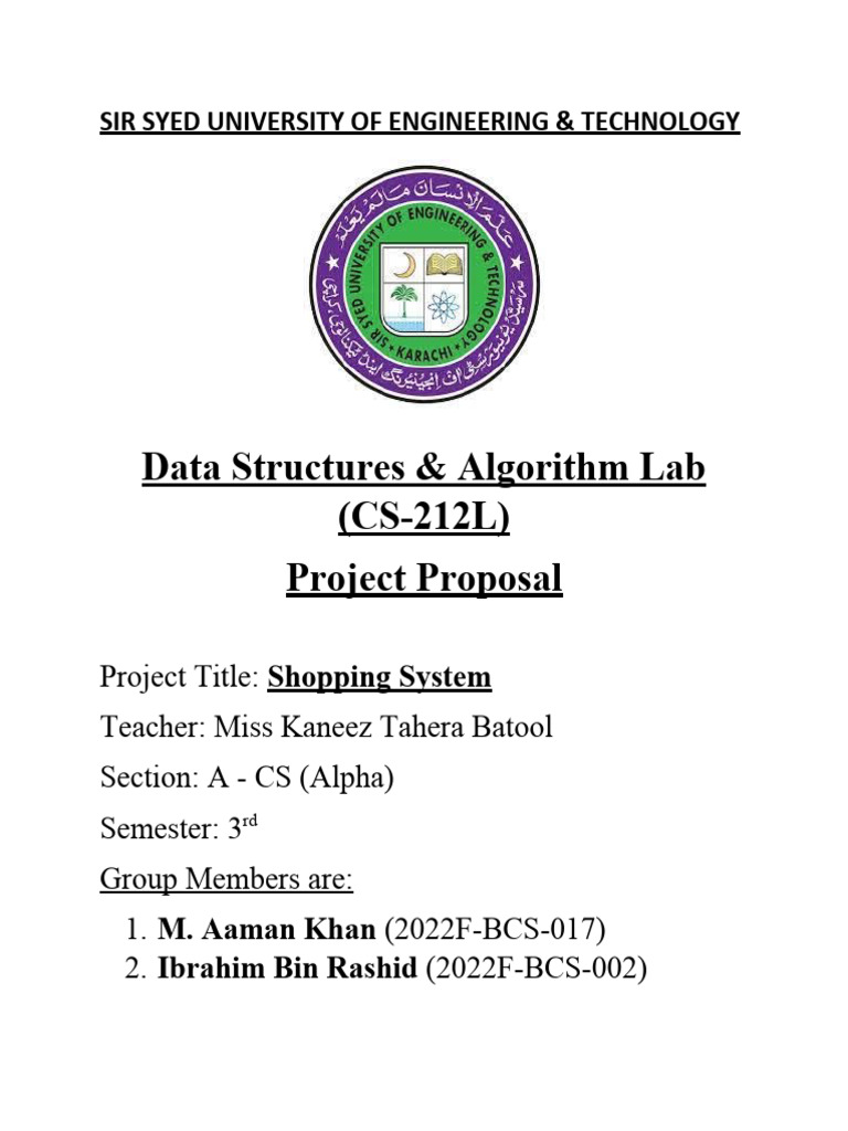 Shopping System Project Proposal | PDF