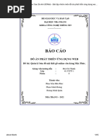 Biểu mẫu báo cáo đồ án môn học_ cơ sở_ chuyên ngành_ tổng hợp | PDF