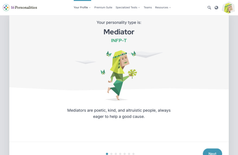Introduction Mediator (INFP Personality) 16Personalities | PDF