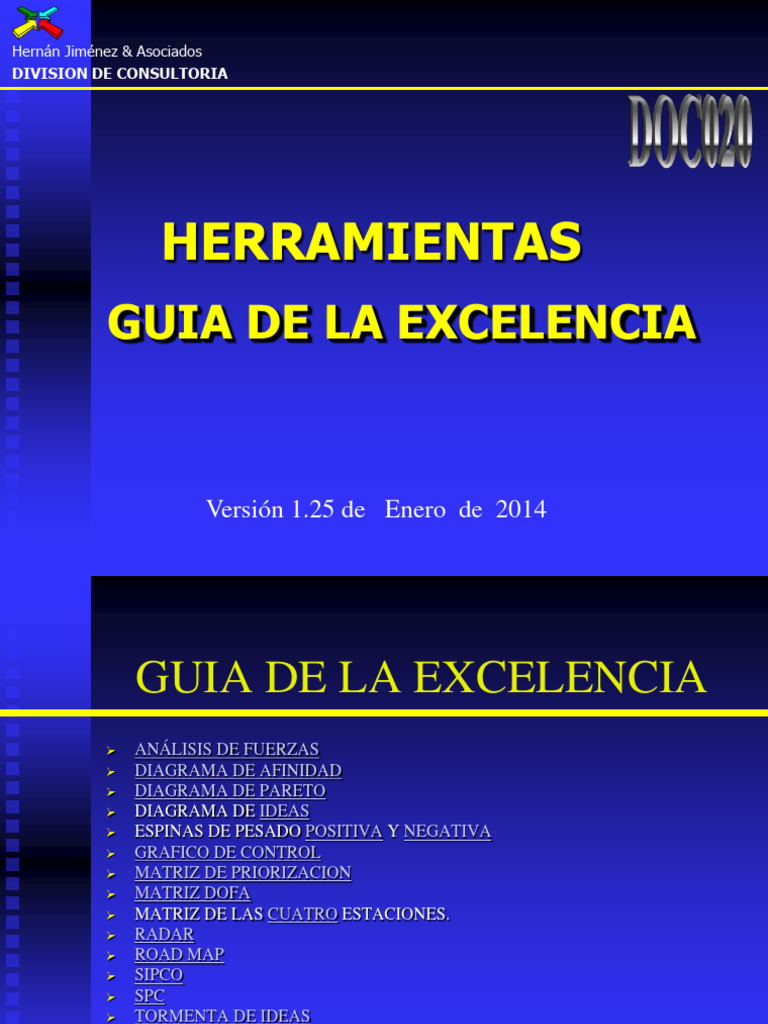 4.4 - HERRAMIENTAS de La Calidad-Excelencia | PDF