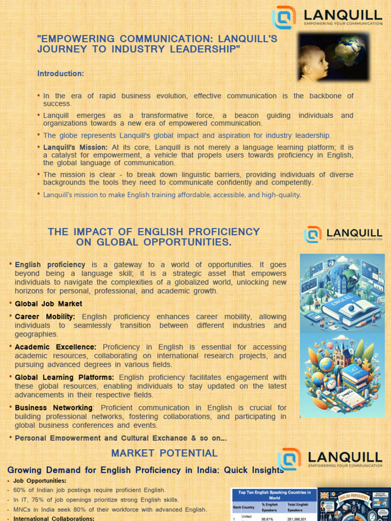 Lanquill Strategy | PDF | Learning | Collaboration