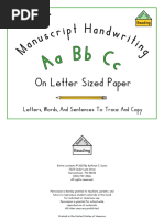 Handwriting Practice Booklet | PDF