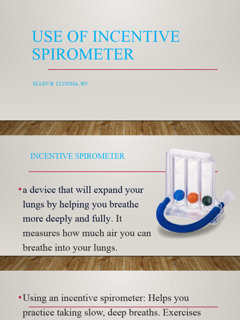 Incentive Spirometer Usage and Guidelines | PDF