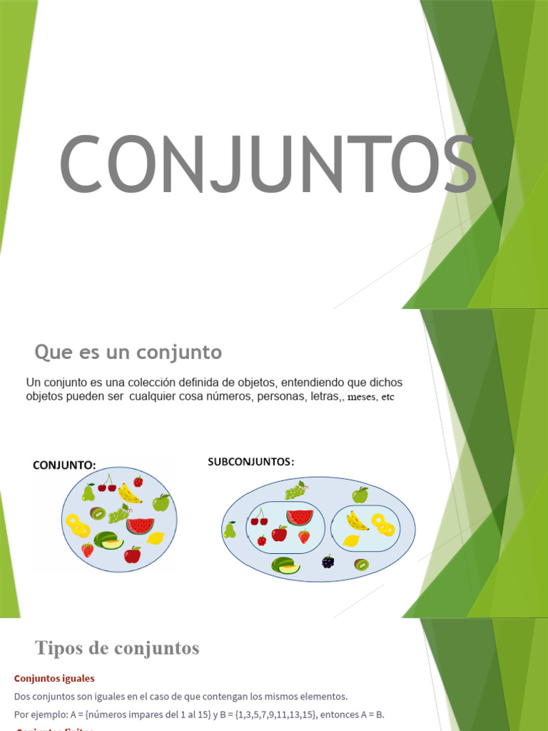 Conjuntos | PDF | Conjunto (Matemáticas) | Matemáticas