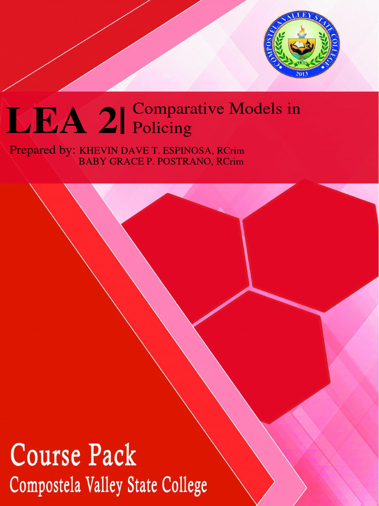 Course Pack in LEA 2 | PDF | Police | Crimes