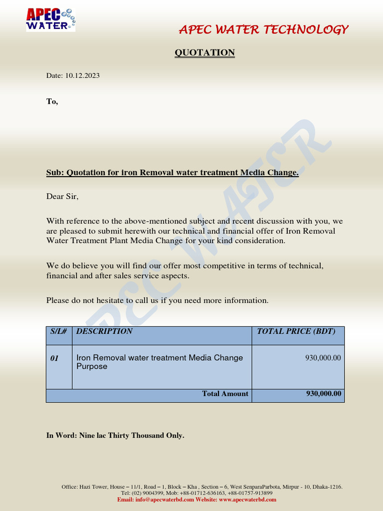 Quotation | PDF | Banking | Financial Services