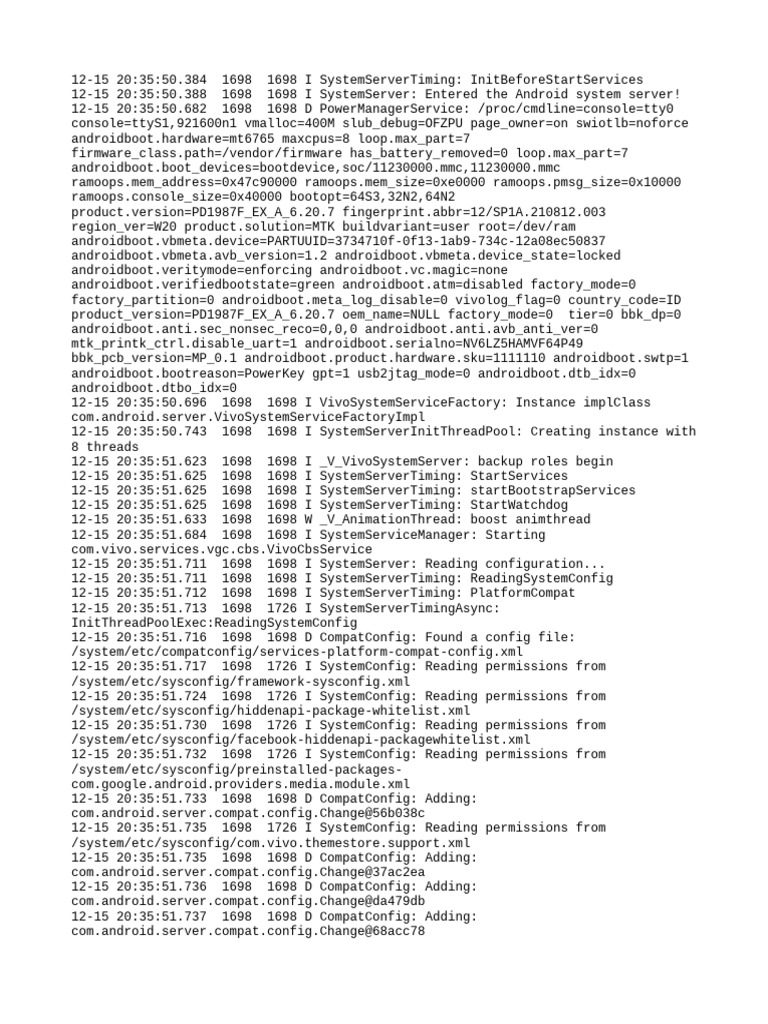 Log | Download Free PDF | Operating System Technology | Computer Science