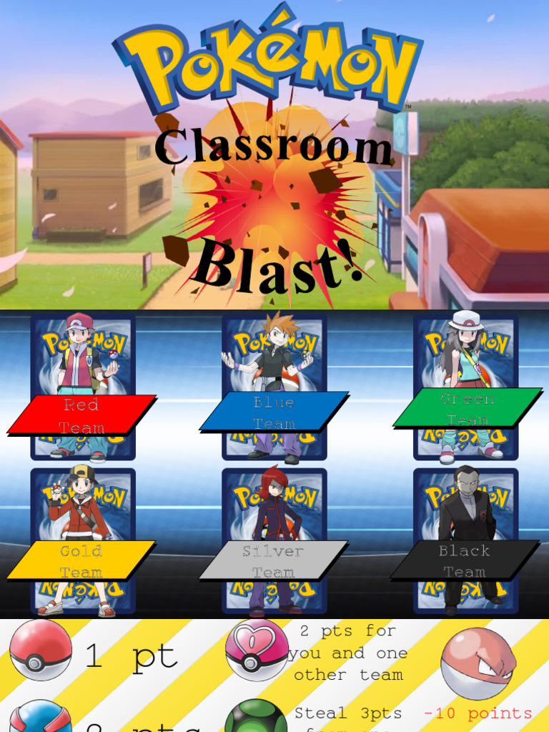 Pokemon Classroom Blast | PDF
