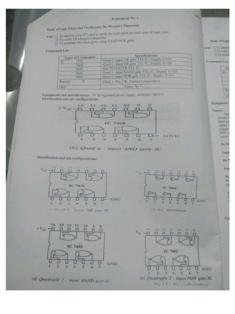 Electronics Paper 2 Practicals 1,2,3,4,&5 | PDF