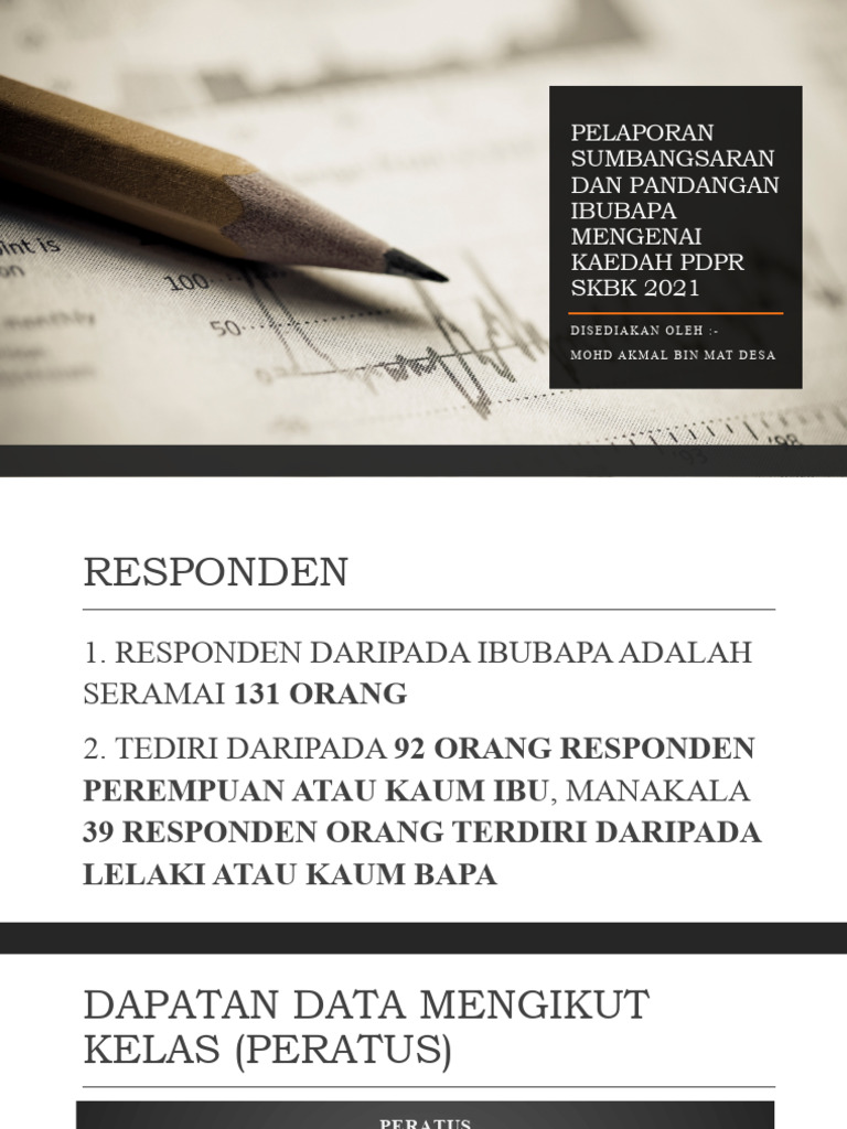 Pelaporan Sumbangsaran Dan Pandangan Ibubapa Mengenai Kaedah PDPR | PDF