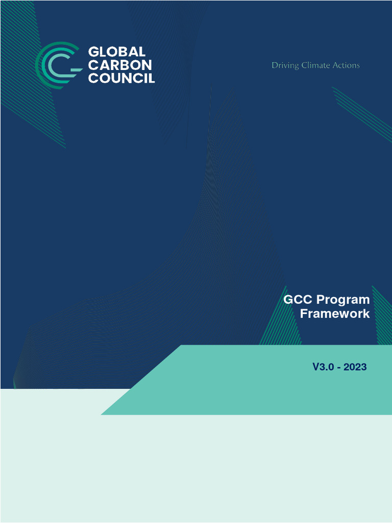 GCC Program Framework - V3.0 - 1 | PDF | Carbon Offset | Clean ...